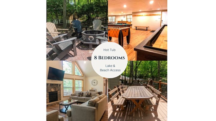 Mountain View Lodge By Pmr: 8br, Max 22 Guests - Pennsylvania