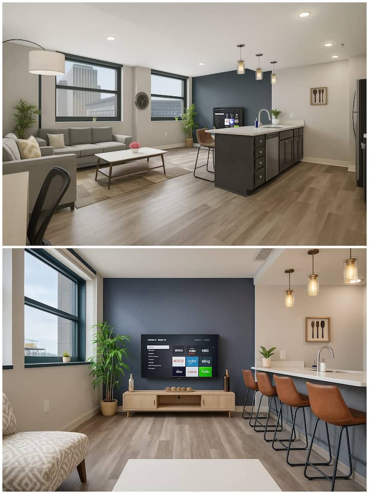 Luxe 1b In Heart Of Downtown • Pool & Spa • Gym - Cleveland