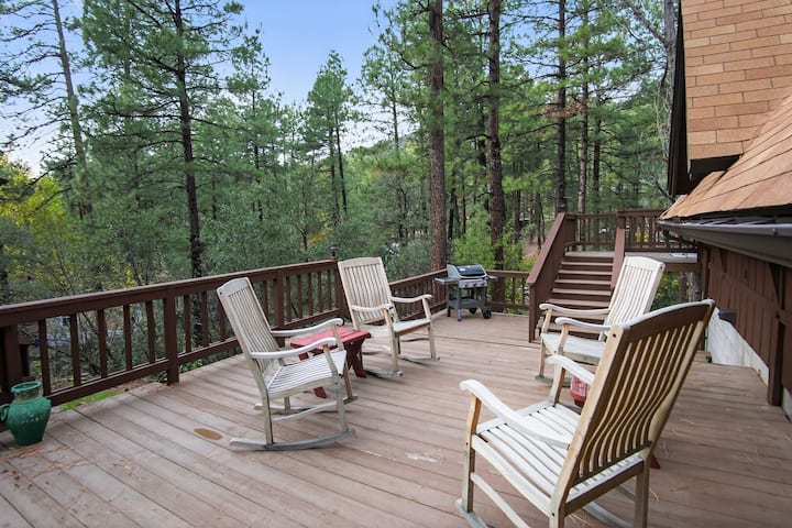 Cozy A-frame Cabin In Strawberry, Az – Elk & Views - Strawberry, AZ