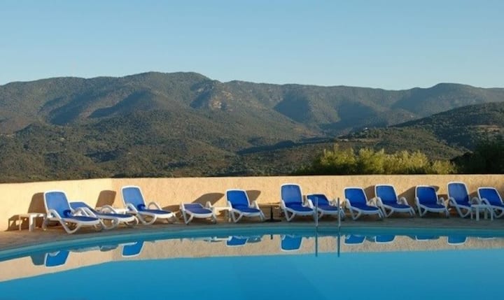 F2 Clim, Wifi, Ll, Lv, Mer à Pied, Piscine Chauffé - Coti-Chiavari