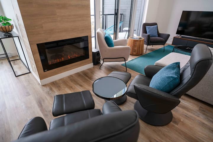 Condo Luxueux Avec Vue Incroyable Et Piscine - Baie-Saint-Paul