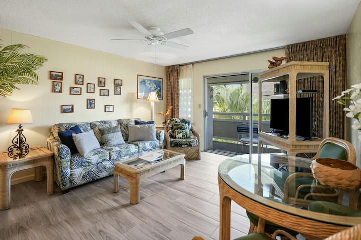 Breezy 1br With On-site Pool/hot Tub & Patio - Lydgate Beach, HI