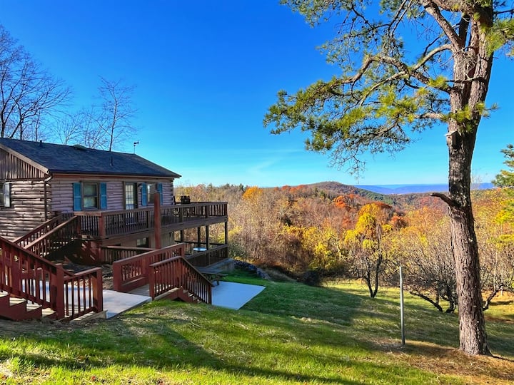 Mountain View Log Cabin - Newly Opened - Stanley, VA