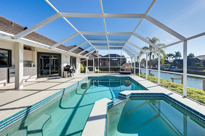 Canal-front Luxury | Pool, Boat & Relax In Marco - Marco Island, FL