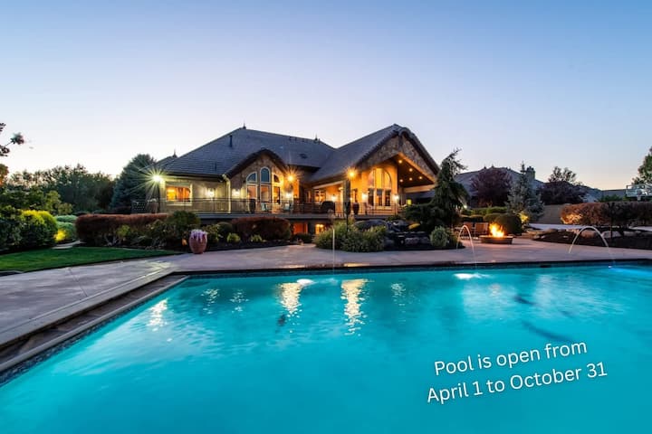 Wasatch Luxury Estate Pool*spa*theater*pickleball - Lehi, UT