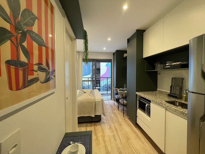 Studio Completo - Piscina Na Cobertura - Brazil