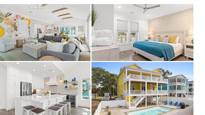 6 Bedroom Oak Island Oasis With Private Pool - Oak Island, NC