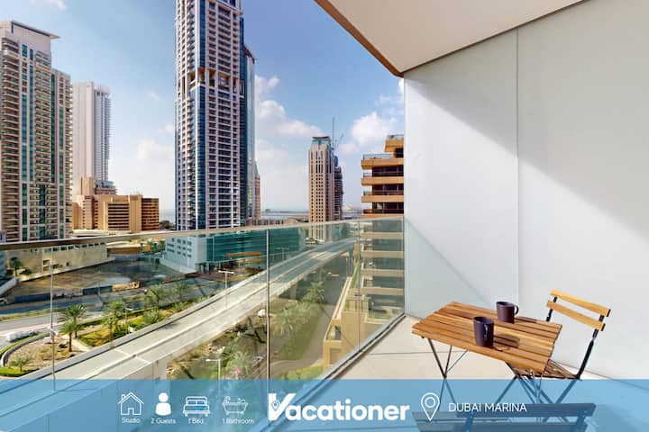 Chic Upgraded Studio L City Views L Dubai Marina - Dubai Marina