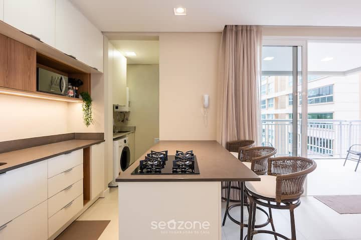 Apt W/ Barbecue Grill 500m From The Beach Tdf0302 - Itapema