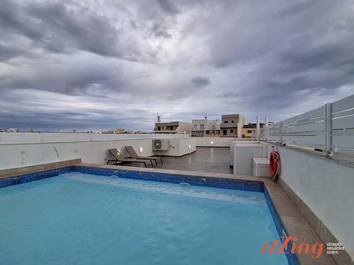 Private Pool Retreat In Mellieħa By Zzzing - 馬爾他