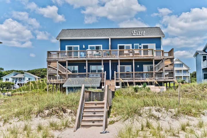 Dolphin Watch East, Oceanfront Duplex - Emerald Isle, NC