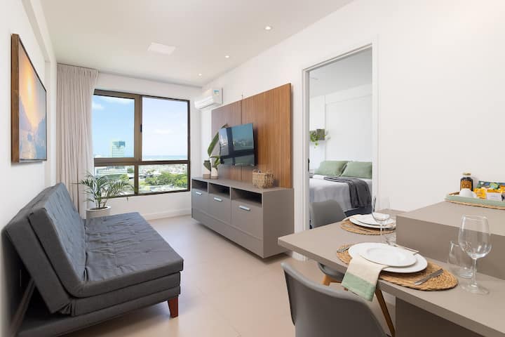 Flat Riomar Shopping | Praticidade Em Recife - Recife