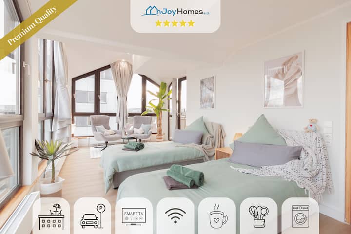 Njoy! Penthouse Filderstadt | Airport & Terrace - Filderstadt