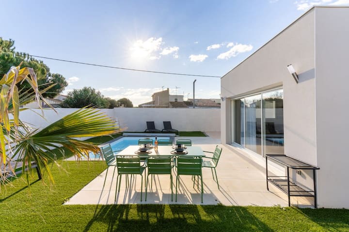 Duo De Villas 6 Ch 2 Pisc Plage à 500 M - Hérault