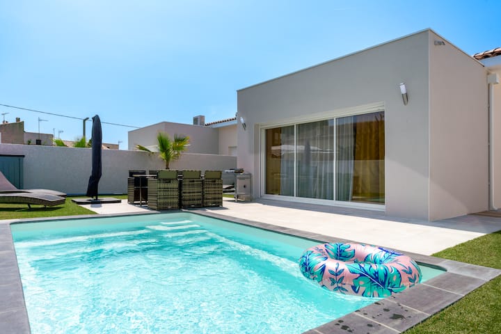 Duo De Villas 6 Ch 2 Pisc Plage à 500 M - Valras-Plage