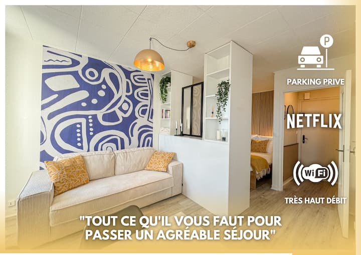 Studio M | Aux Portes De Caen | Parking Privé - Ifs