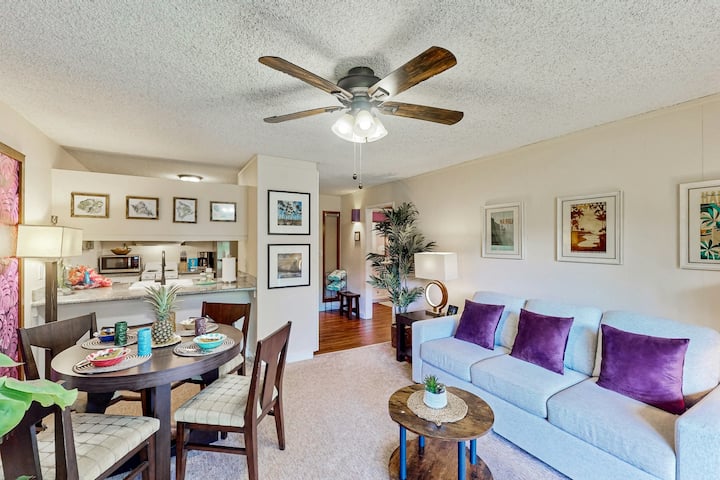 Bright 1br 1st-floor | Patio | Pool - Kauai, HI