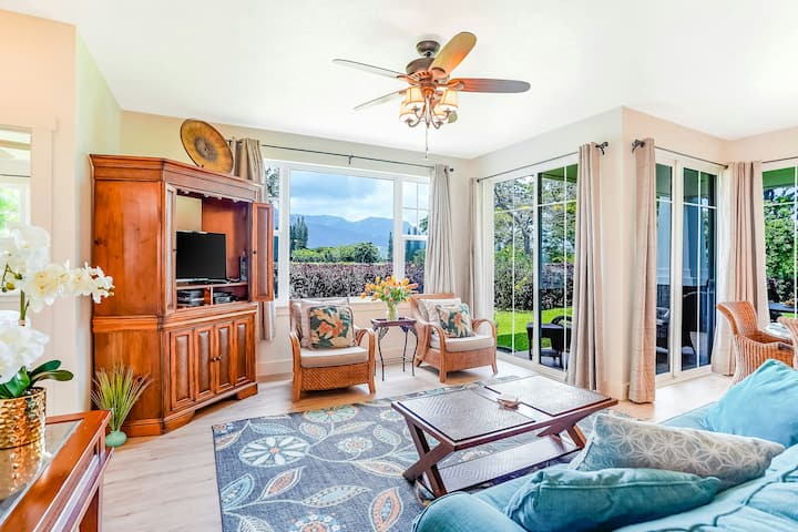 2br Gulf-view W/patio, Pool, Hot Tub, Gym - Kauai, HI