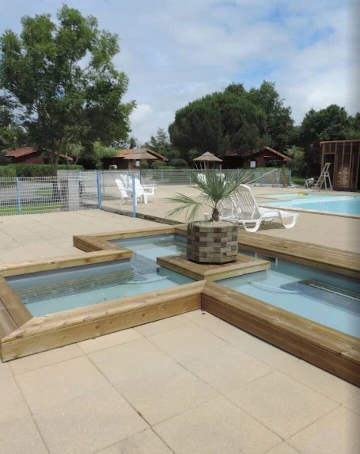 Chalet Bois 3 Domaine Les Epinettes - Sallertaine