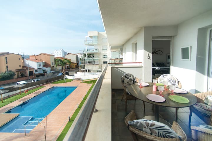 Welcs Apartamento 300 Emp Con Piscina Comunitaria - Roses