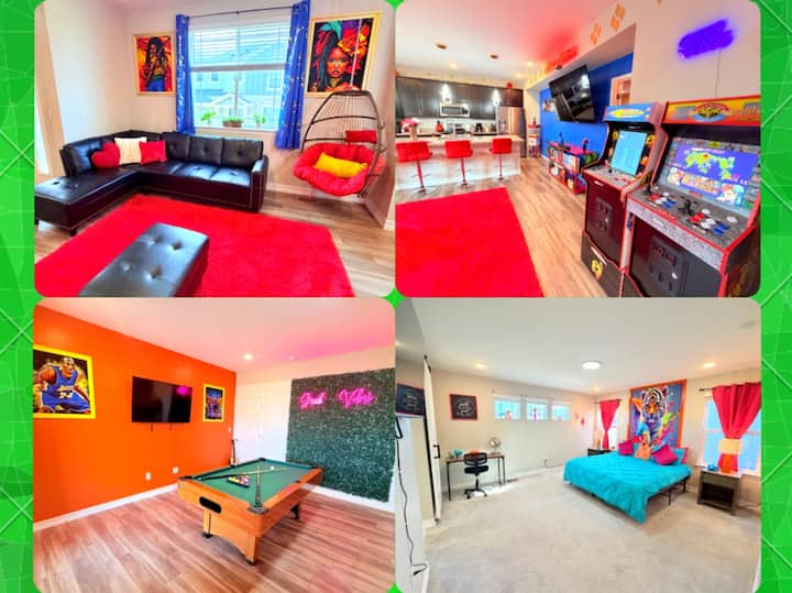 420 5br Ps5 Pooltable Gamearcade Near Golf Course - Brighton, CO