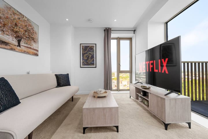 Central Manchester Luxe Modern High-rise Retreat - Mánchester