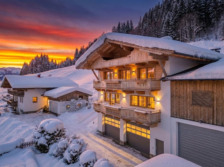 Nouvelle Oasis De Vue Confortable Avec Balcon - Söll