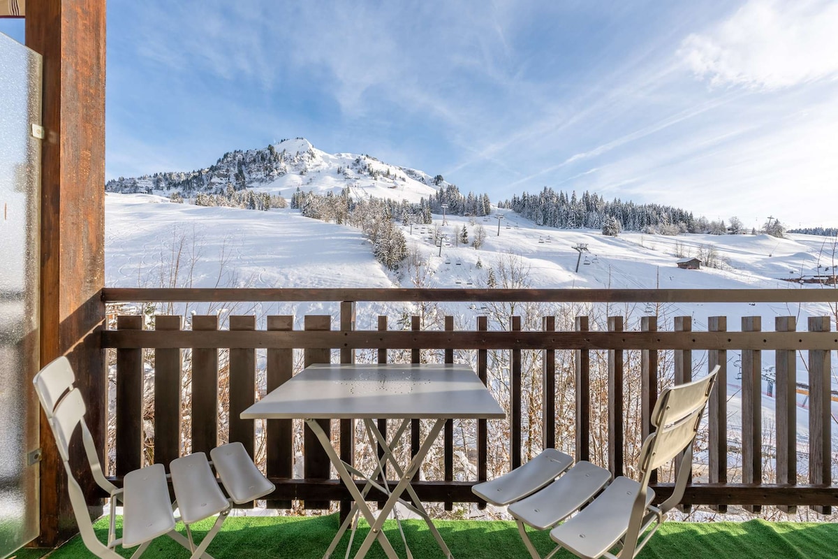 Planay: Estudio en el centro del pueblo a 100 m de las pistas ...