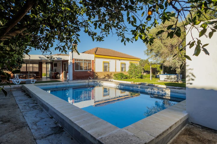 Villa Tranquilidad Pool And Jacuzzi - Mairena del Alcor