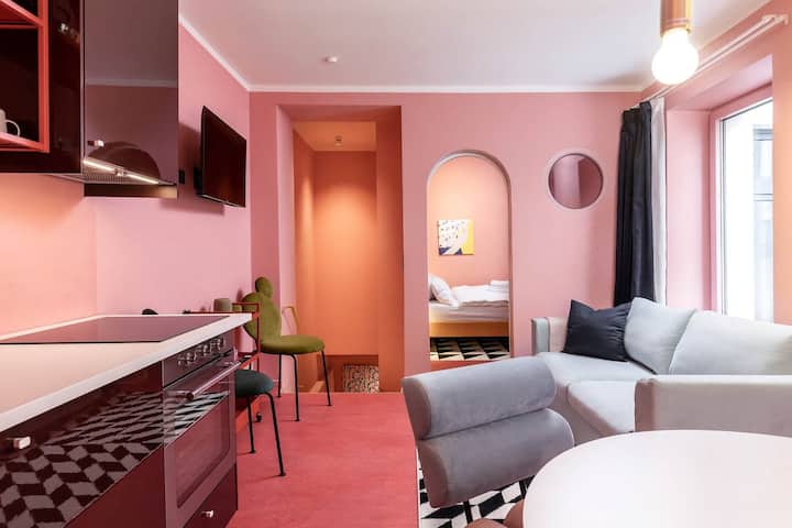 Memphis Loft Duplex (40sqm) Near Antonplatz - Berlin