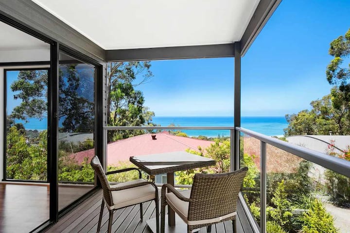 Ocean View House In Forest - Lorne