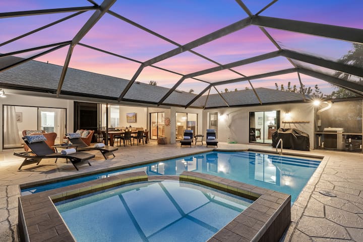 New! Bonita Bliss - 2 Mi To Beach! Heated Pool/spa - Bonita Springs, FL