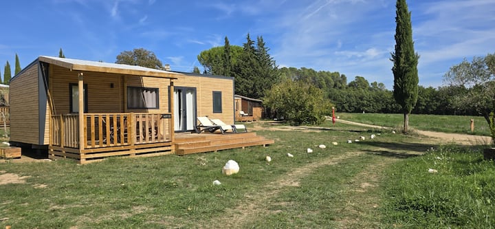 Mobil-home 4 Pièces 6 Personnes Climatisé - Saint-Laurent-du-Verdon