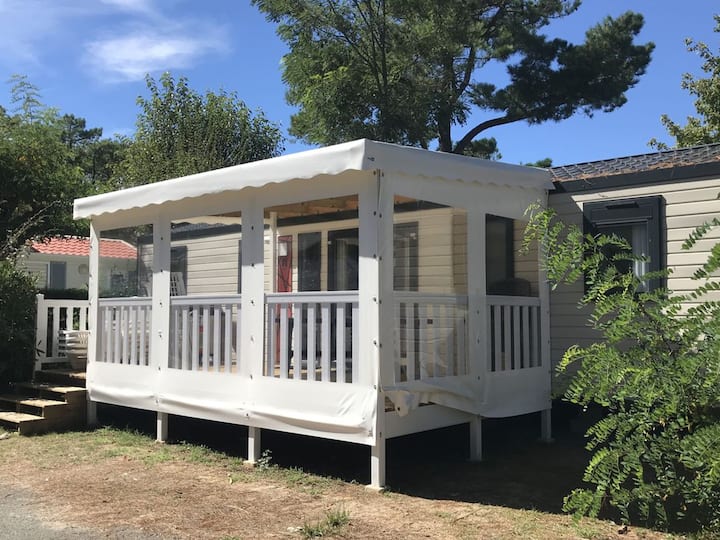 Spacieux Mobil-home 40m² Avec Terrasse - La Barre-de-Monts