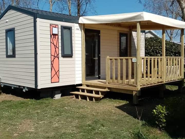 Mobil-home Confortable Avec Terrasse à Tréguennec - Pouldreuzic