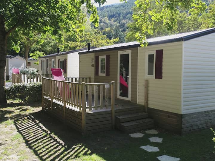 Mobil Home Avec Terrasse, 2 Chambres, 5 Personnes - Axat