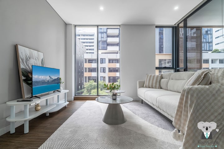 Kozyguru | Mascot | Stylish 2br | Balcony& Parking - Sydney