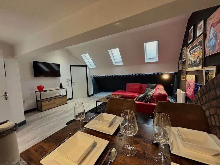Funky King Deluxe Apt Warrington Centre 600sqft - Warrington
