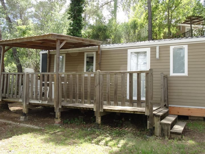 Mobil-home Pour 8 Avec Terrasse à Villecroze - Salernes