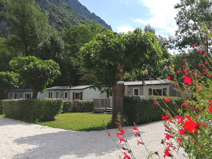 Mobil-home 6 Pers Avec Terrasse à Axat - Rennes-les-Bains