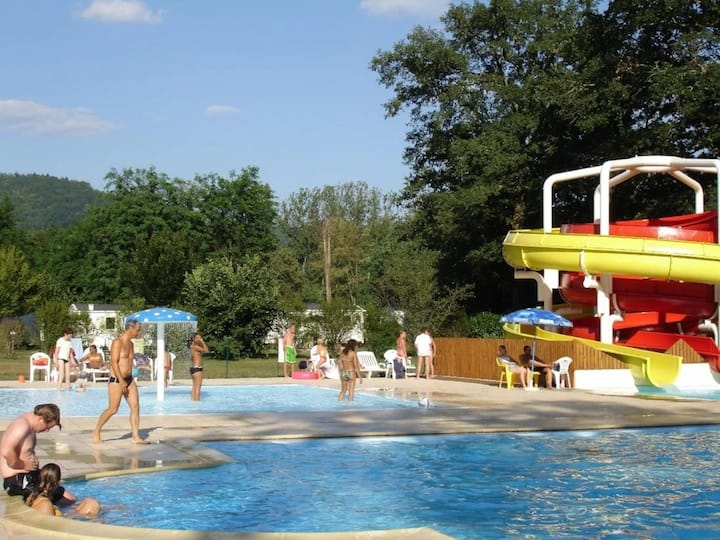 Zecamping 4* Mobil Home Parc Aquatique - Argentat-sur-Dordogne