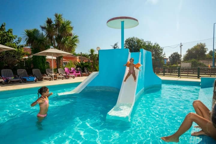 Zecamping 4* Mobil Home 32m² Piscine - Canet-en-Roussillon