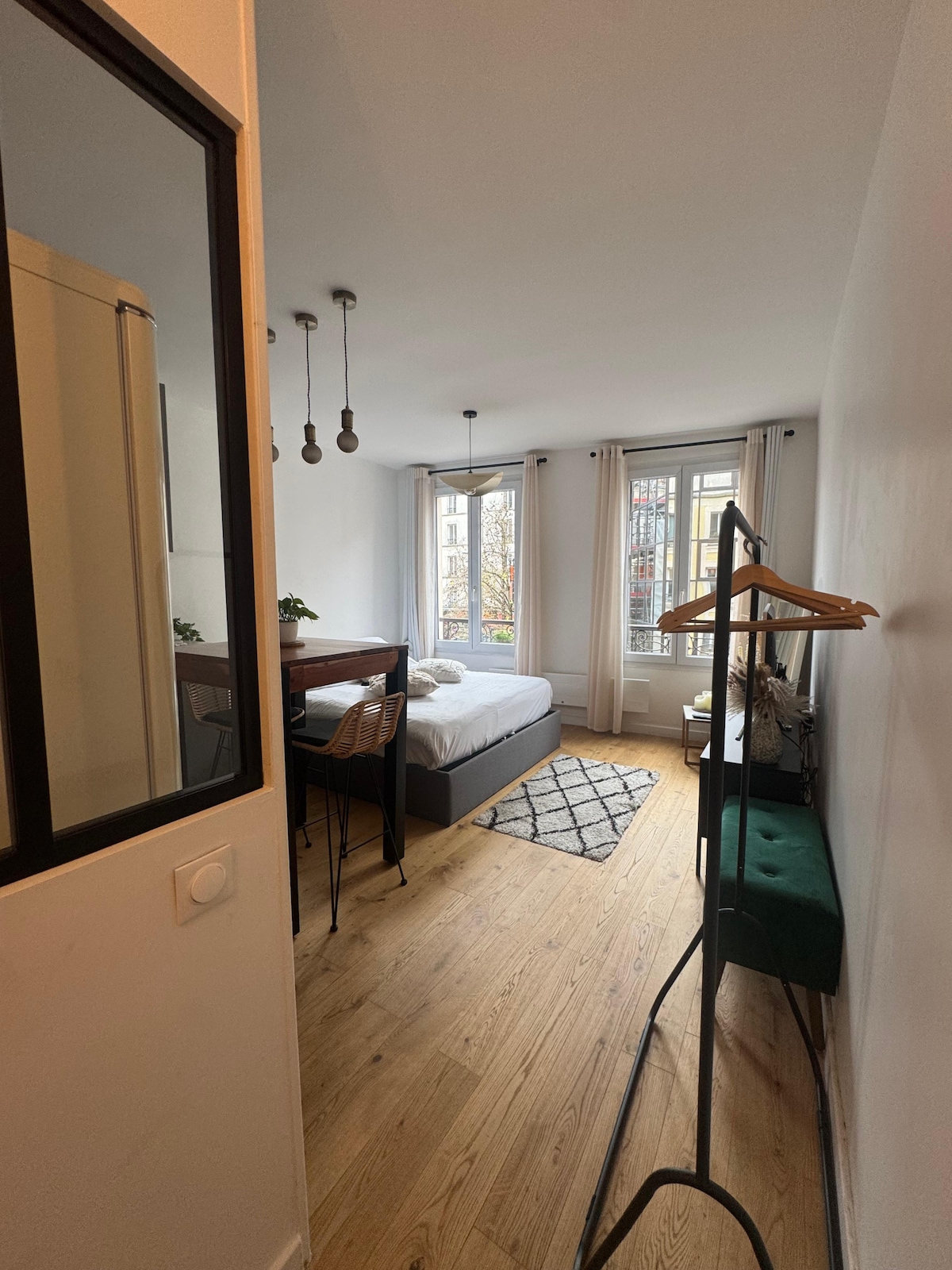 Belleville Studio von A la Parisienne - Wohnungen zur Miete in Paris, Île-de-France, Frankreich ...