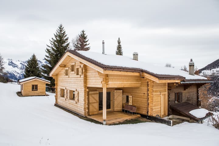 Beautiful Old Style 12 Person Chalet W/ Extension - Suisse