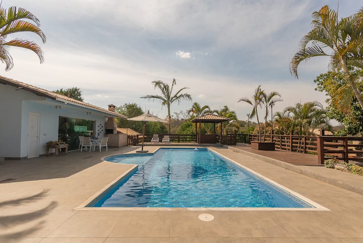 Casa De Campo C Piscina, Churrasqueira E Jacuzzi - Boituva