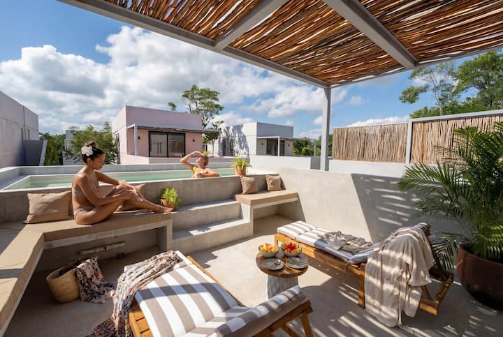 Seremonia 3br Villa With Private Pool & Jacuzzi - Tulum