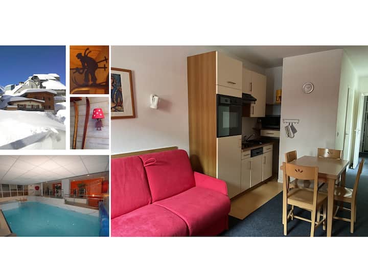 Gourette : Studio 4 Pers, Sauna, Piscine Chauffée - Lac de Suyen