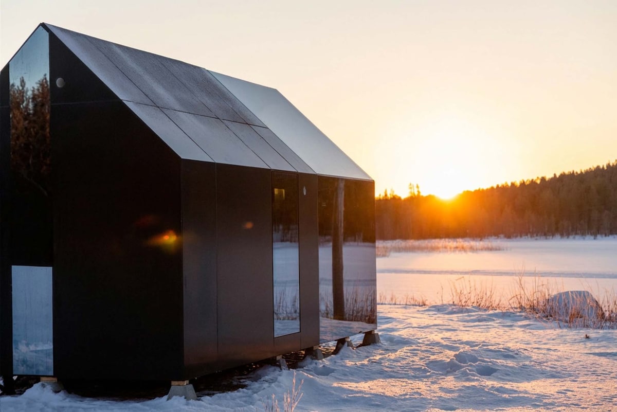 Huginn Glashütte Lappland | Seeblick - Kleine Häuser zur Miete in ...