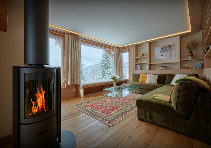Superbes Vues Depuis Ce Chalet Avec Sauna - Notre-Dame-de-Bellecombe