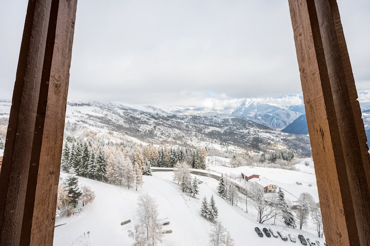 Le Cocon Des Sommets - Studio, Station à Pied - Le Corbier